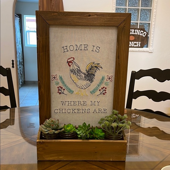 Accents | Rustic Farmhouse Chicken Sign | Poshmark